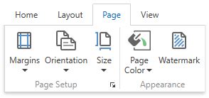 Toolbar NET Reporting Tools DevExpress Documentation