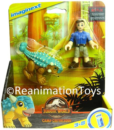 Jurassic World Park Camp Cretaceous Imaginext Ben And Bumpy Dinosaur