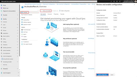 Installation And Configuration Of Microsoft Entra Cloud Sync