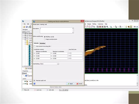 Block Modeling Using Surpac PPTX