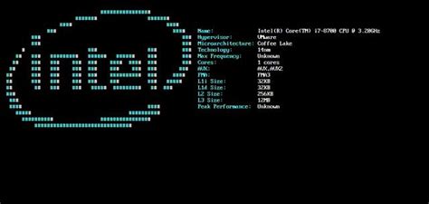 Cpufetch Cpu