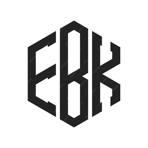 Premium Vector Ebk Logo Design Initial Letter Ebk Monogram Logo Using