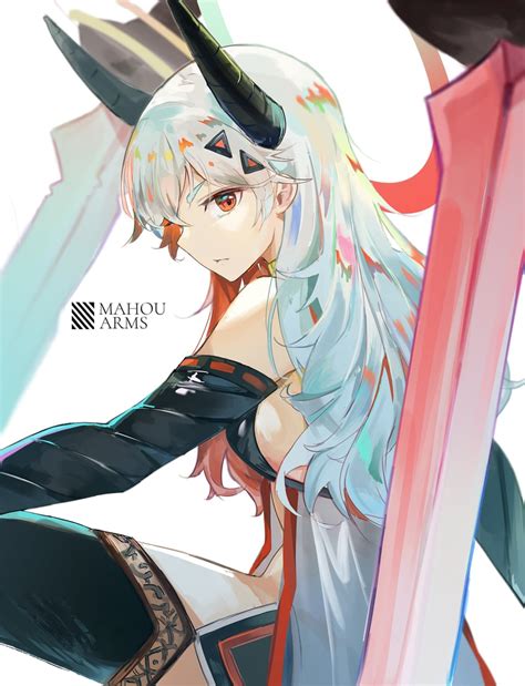 Xerxes Mahou Arms Drawn By Nattsume Natttsume Danbooru