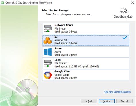 sql server backup to s3 and migration to rds