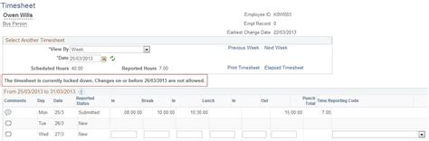 Oracle Hcm For You Peoplesoft 9 2 Feature Review Timesheet Lockdown