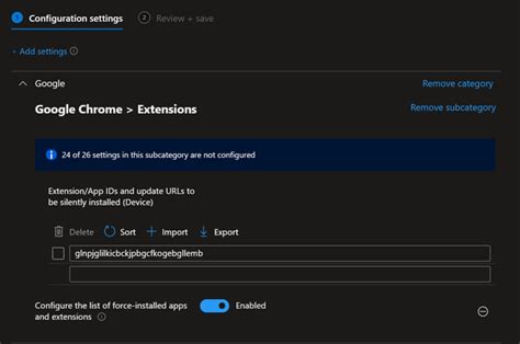 Trying To Push Chrome Extension Via Intune Doesnt Seem To Be Working R Intune