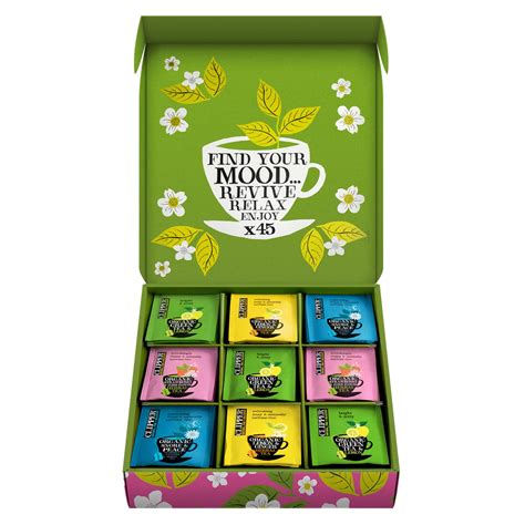 Clipper Tea Organic Herbal And Green Tea Set T Box Tea Selection And Sampler With 5 Flavors