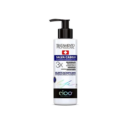 Salva Cabelo Selante Acidificante Antiemborrachamento Life Eico 120g