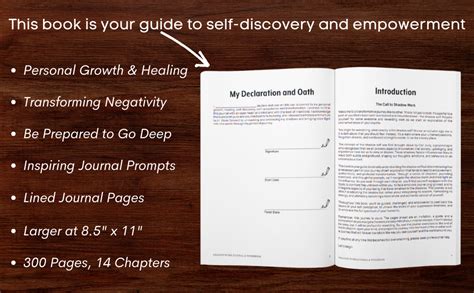 Shadow Work Journal And Workbook Embrace The Shadows Within A Full And