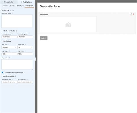 Map Field Wpforms Geolocation