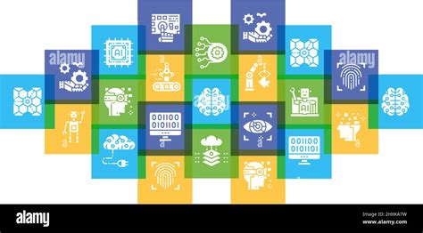 Artificial Intelligence Flat Design Illustration Concept Robotics