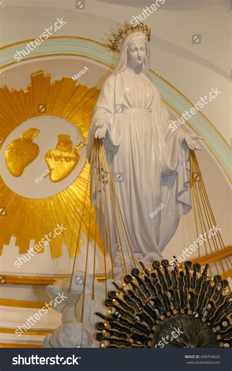 Our Lady Miraculous Medal Statue Stock Photo Shutterstock