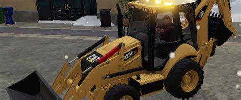 FS19 BACKHOE LOADER CAT420 FIT v 1 3 Exevators Mod für Farming Simulator 19