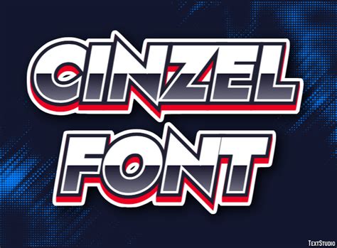 Cinzel Font Text Effect And Logo Design Font