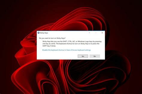 Turn Off And Permanently Disable Sticky Keys In Windows