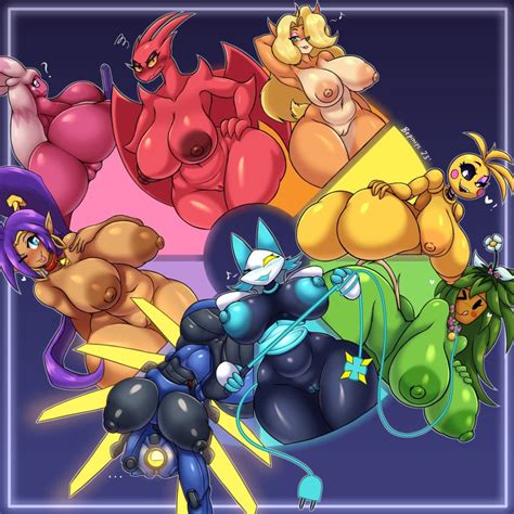 Rule 34 6girls Ass Bepinips Blaster Master Breasts Character Weel Color Wheel Challenge Crash