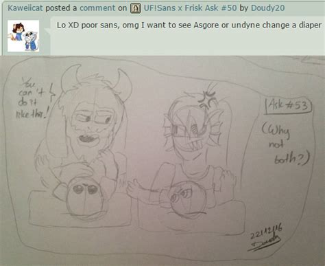 Ufsans X Frisk Ask 53 By Doudy20 On Deviantart
