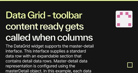 Data Grid Toolbar Content Ready Gets Called When Columns Visible Property Changes Codesandbox