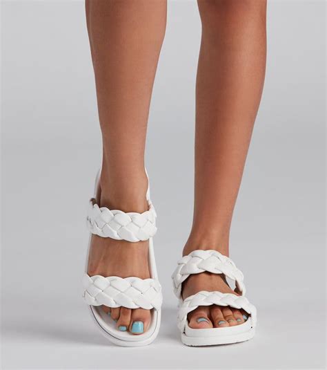 Total Cutie Braided Strap Sandals Braided Strap Strap Sandals Sandals