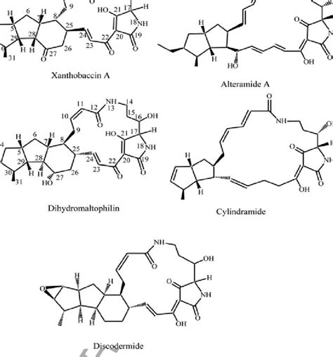 2 Structure Of Some Biologically Active Macrocyclic Lactam Antibiotics