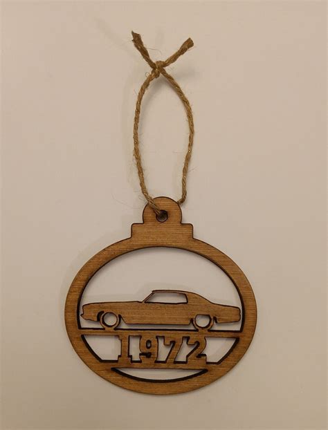 1972 Chevy Monte Carlo Laser Cut Wood Ornament Etsy