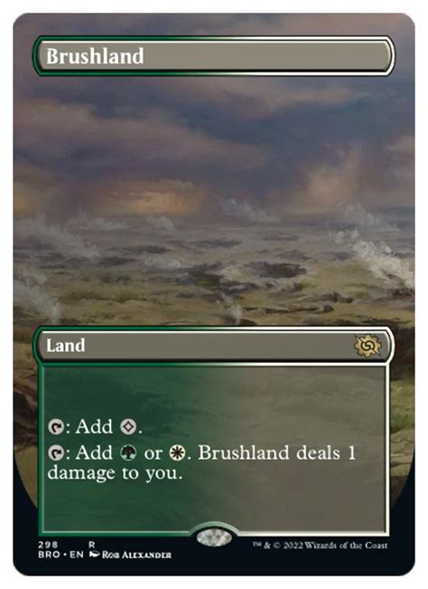 Brushland Alternate Art Borderless Trader Onlinede