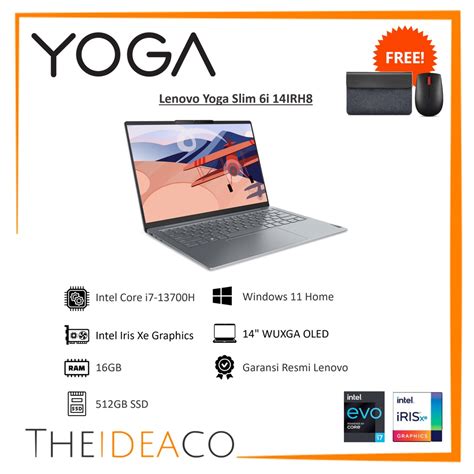 Jual Lenovo Yoga Slim I Bid I H Gb Gb Ssd Oled Win H Ohs Evo Shopee Indonesia