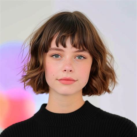 20 Trendige Mittellange Frisuren Mit Pony Für Jede Gelegenheit