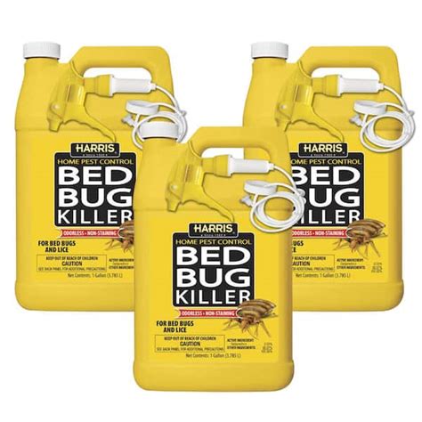Harris 1 Gal Bed Bug Killer 3 Pack Hbb128 3pk The Home Depot