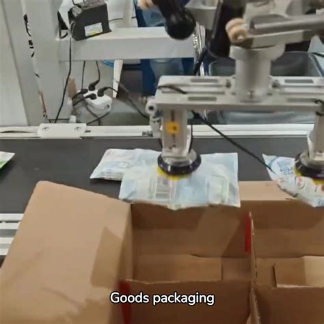 automated random picking and placing with industrial spider robot arm