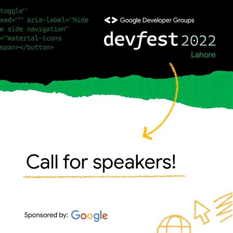 Sharjeel Yunus On Linkedin Call For Speakers Do You Want To Speak At Our Upcoming Devfest Lahore