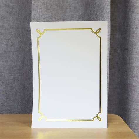 도매콜 금박 상장용지세트 20매 10 1