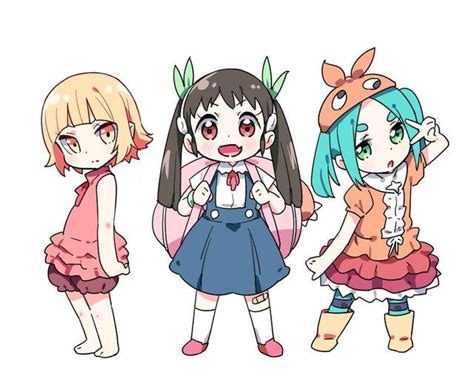 Chibi Gang Araragi Тиби Девушки из аниме Чиби