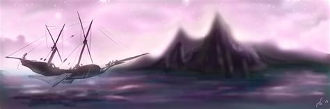 такой вот летающий кораблик мазня нарисовал сам давно Krita