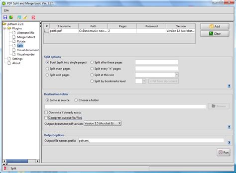 how do i split a pdf file into multiple pages download free