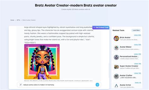 Bratz Avatar Makers Create Lifelike Bratz Doll Avatar