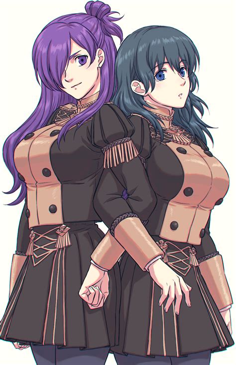 Byleth Byleth Shez And Shez Fire Emblem And 2 More Drawn By Kino