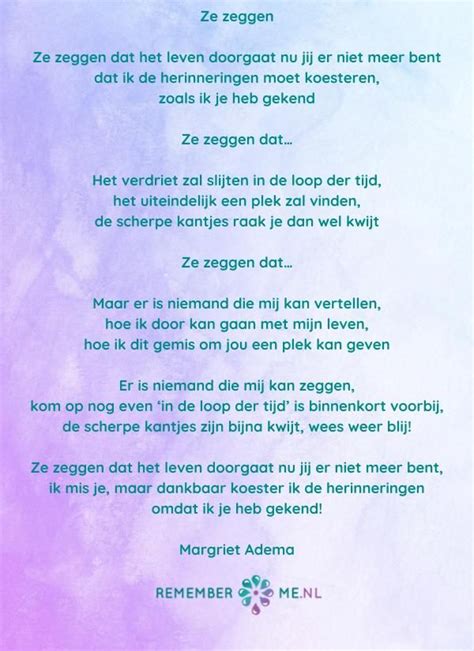 Pin Van Tooske Op Afscheid Herdenkingsgedichten Verdr Vrogue Co