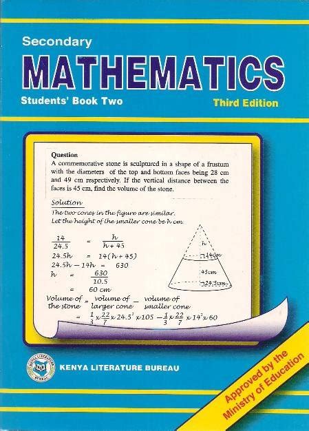 Klb Secondary Mathematics Form 2 Office Mart
