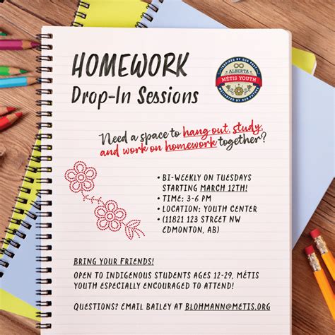 Homework Drop Ins Métis Nation Of Alberta