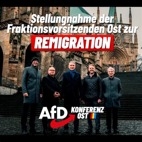 Stellungnahme Der Fraktionsvorsitzenden Ost Zur Remigration Afd Fraktion