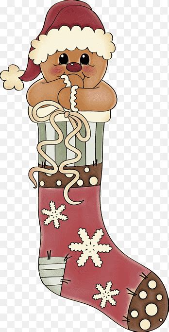 ถุงน่องซานตาคริสมาสต์ Png Pngegg