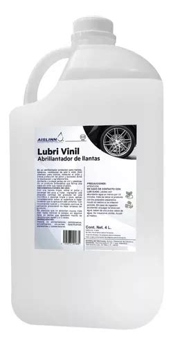 Lubri Vinil Abrillantador De Llantas 4 Litros Meses sin interés