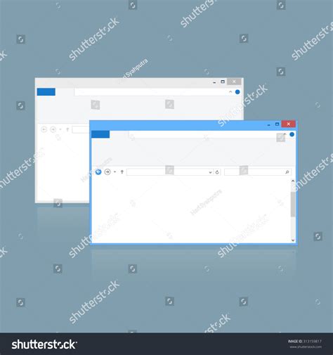 Operating System Interface Appearance User Interface Stock Vector