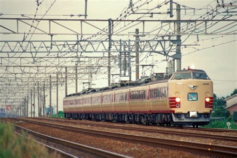 JR西日本 国鉄485系電車 雷鳥 クハ481 322 高槻駅 鉄道フォト写真 by 丹波篠山さん レイルラボ RailLab