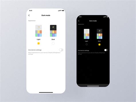 Dark Mood Light Mood Mobile App Ui By Ui Ants On Dribbble