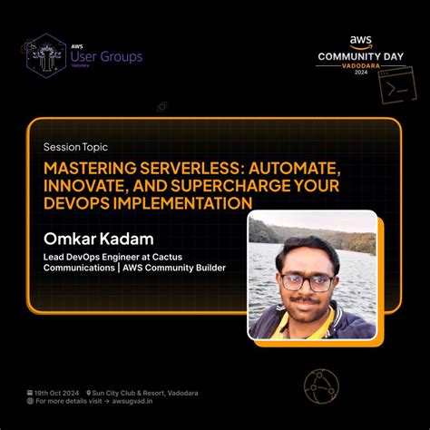 Aws User Group Vadodara On Linkedin Awscommunityday Serverless