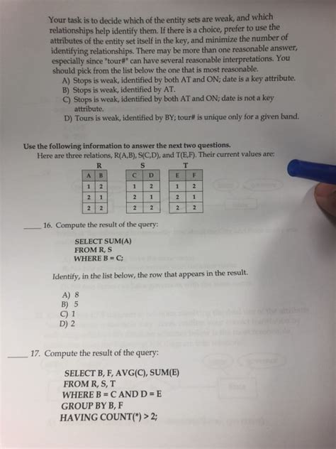 solved 12 the attribute on the left hand side of the arrow