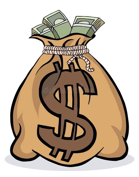 Big Money Bag Stock Vector Illustration Of White Finance 67418451