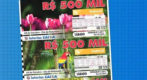 FEDERAL premiação de quinhentos mil reais